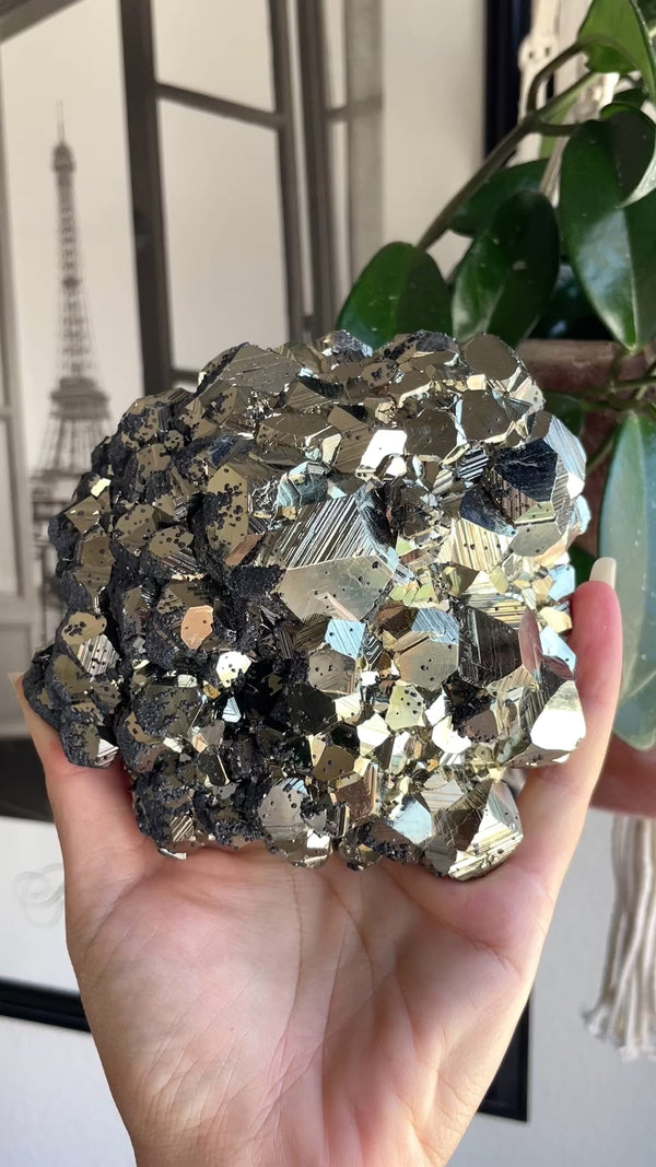 Peruvian Pyrite with Sphalerite - Sugar Studio Crystals